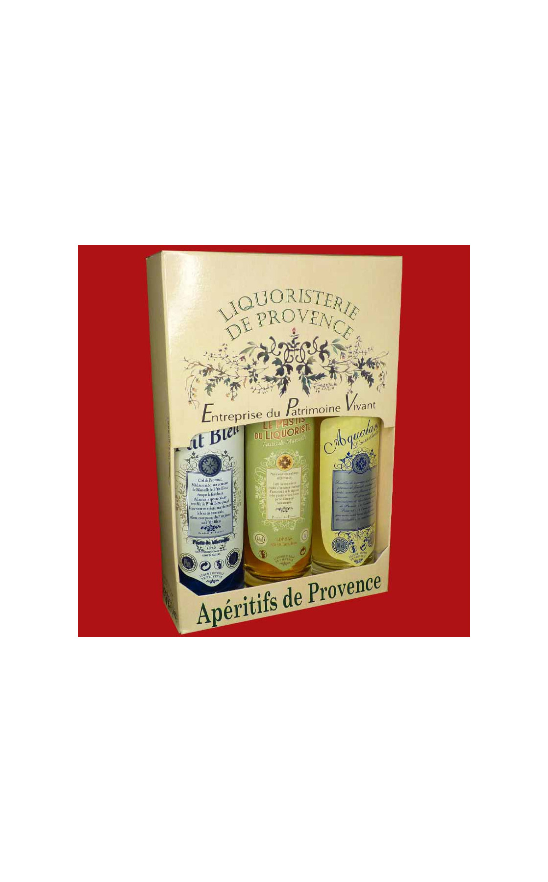 Coffret Anis et Pastis de Provence 3x10cl