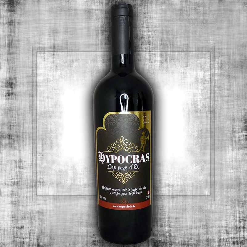 Achat hypocras rouge - Acheter Hypocras vin médiéval
